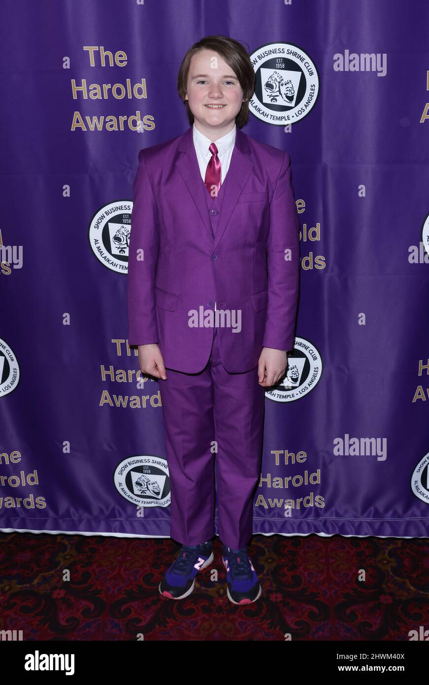 Los Angeles, California, USA. 5th March, 2022. Actor Aodhan Lane ...