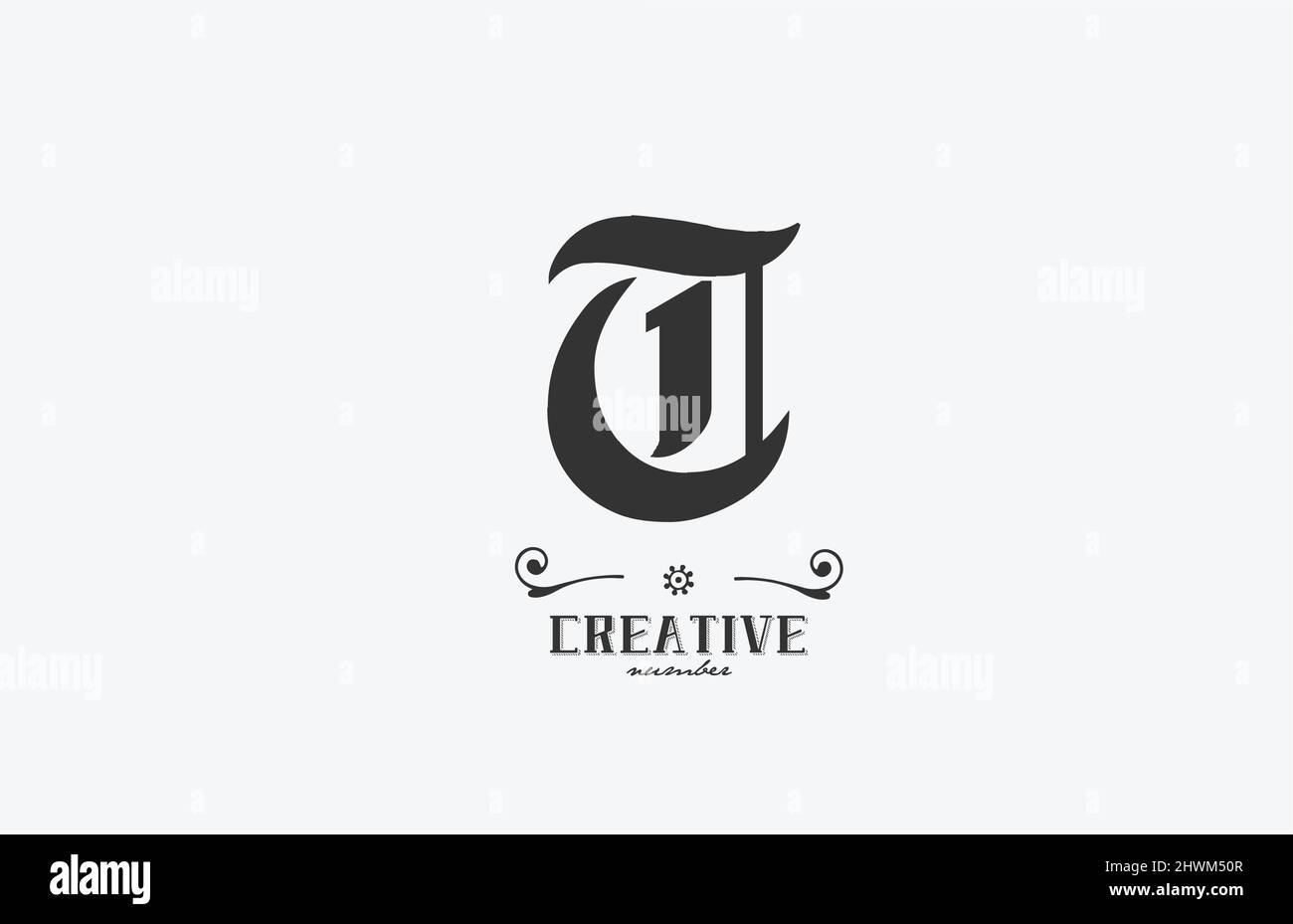 vintage T alphabet letter logo icon design. Creative template for ...