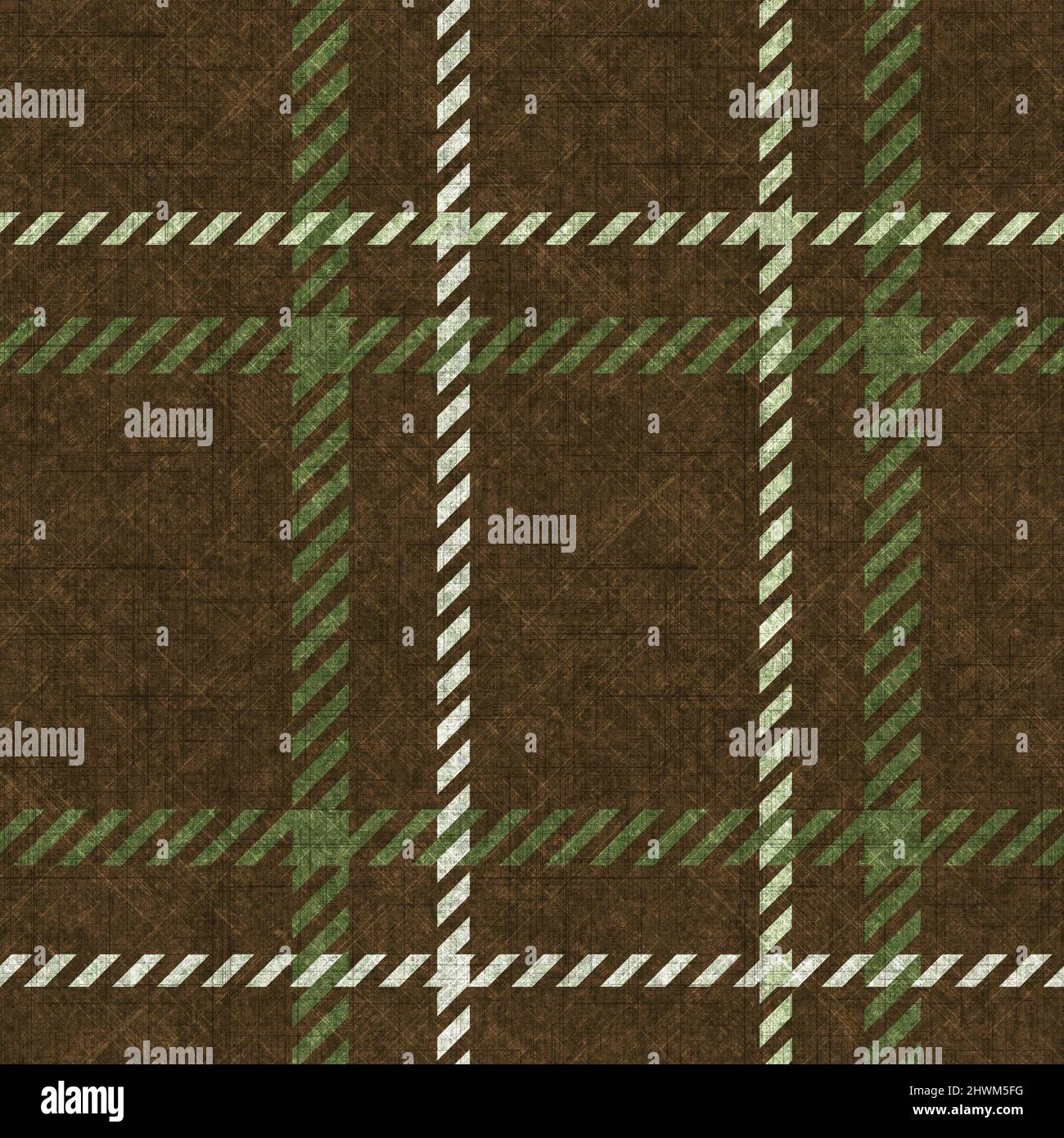 Muted green winter woven plaid texture. Seamless woolen scottish style ...