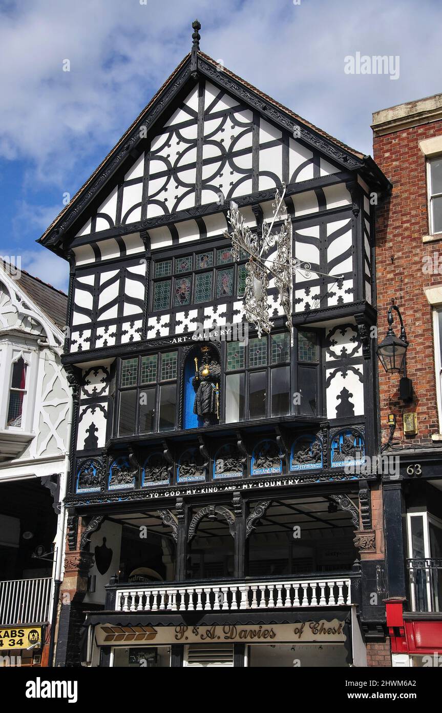 England cheshire chester bridge street hi-res stock photography and ...