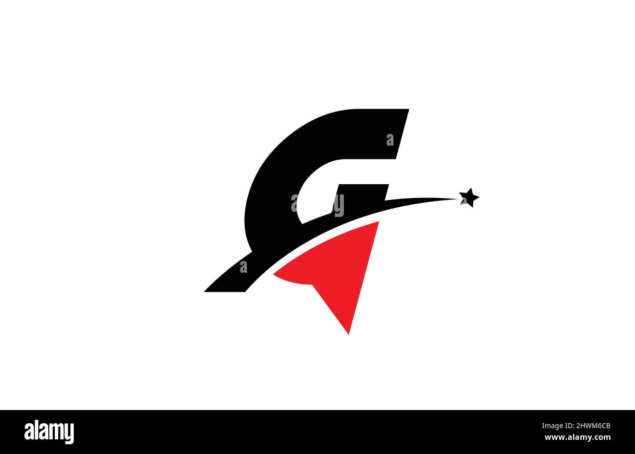 Letter g star logo Stock Vector Images - Alamy