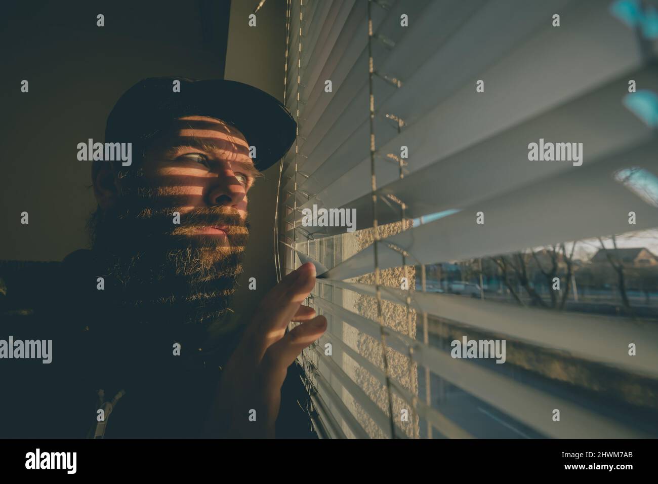Suspicious male hi-res stock photography and images - Alamy