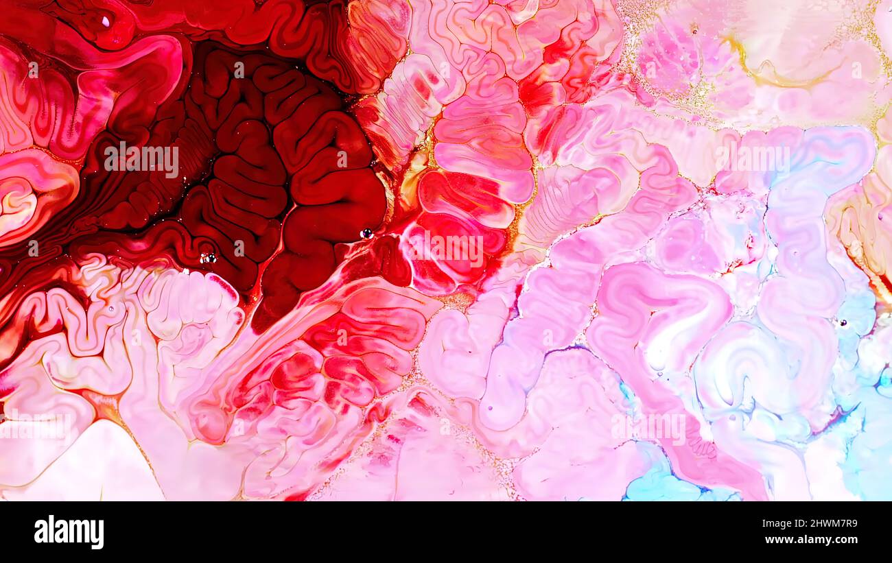 Colorful Abstract Acrylic Background Stock Photo - Alamy