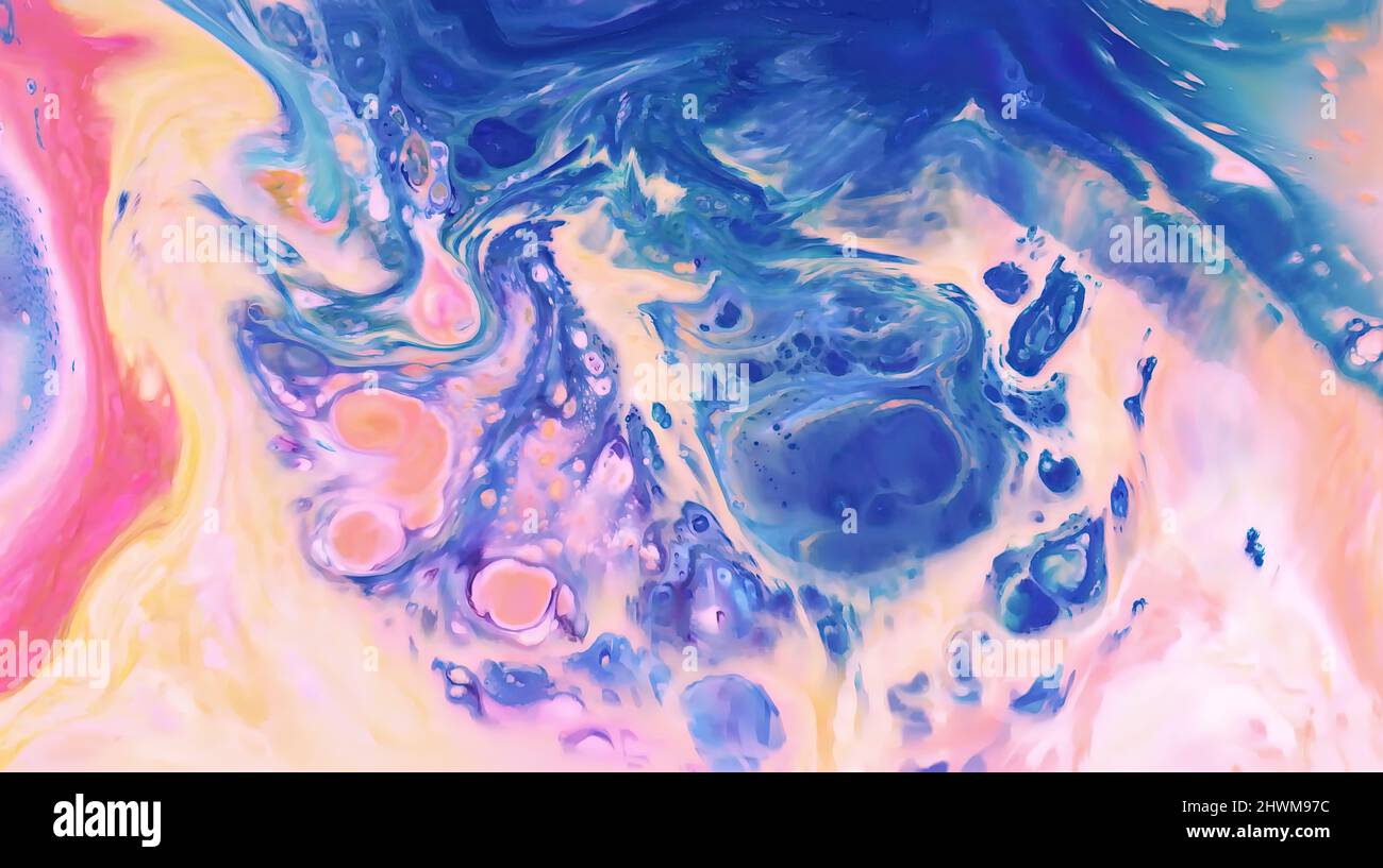 Colorful Abstract Acrylic Background Stock Photo - Alamy