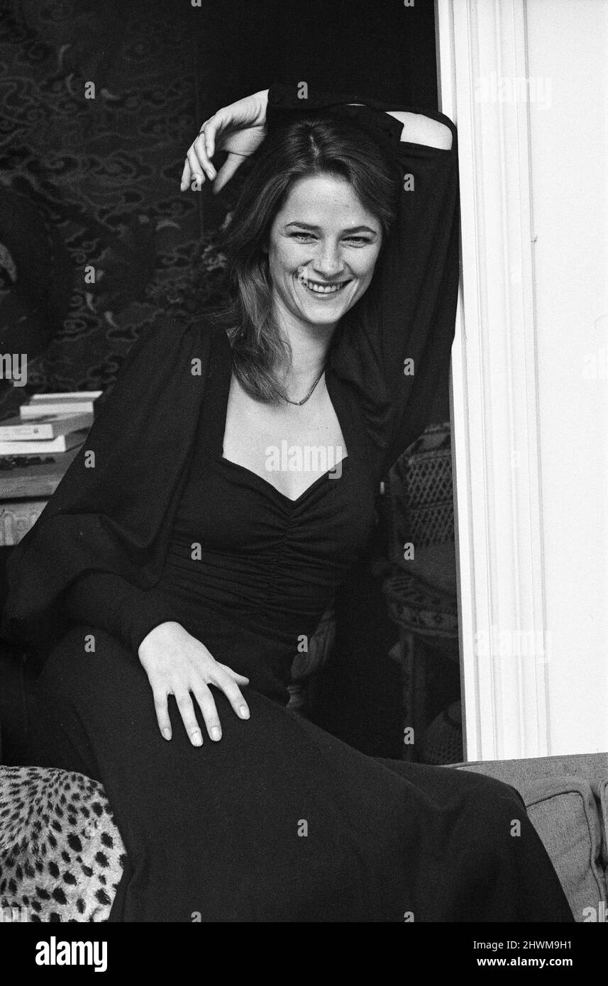 Actress Charlotte Rampling pictured at her London home. 4th January ...