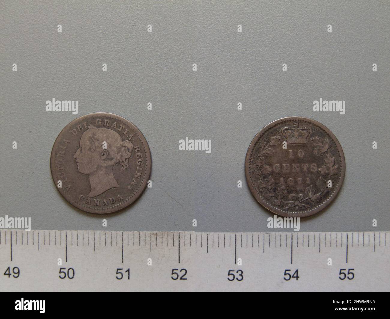 10 Cents from Heaton with Victoria, Queen of Great Britain. Subject ...