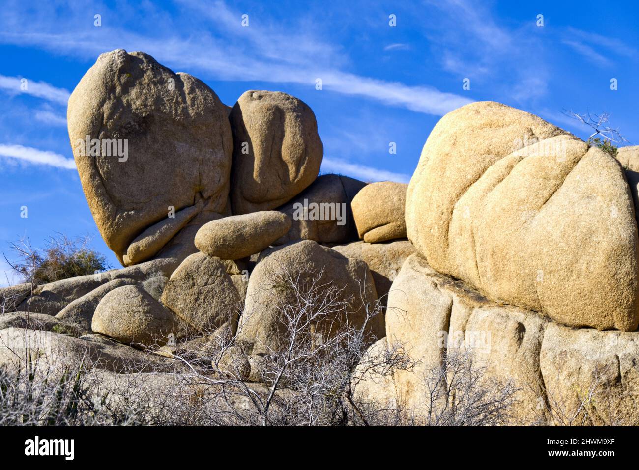 Joshua Tree National Park Rock Formation Stock Photo - Alamy