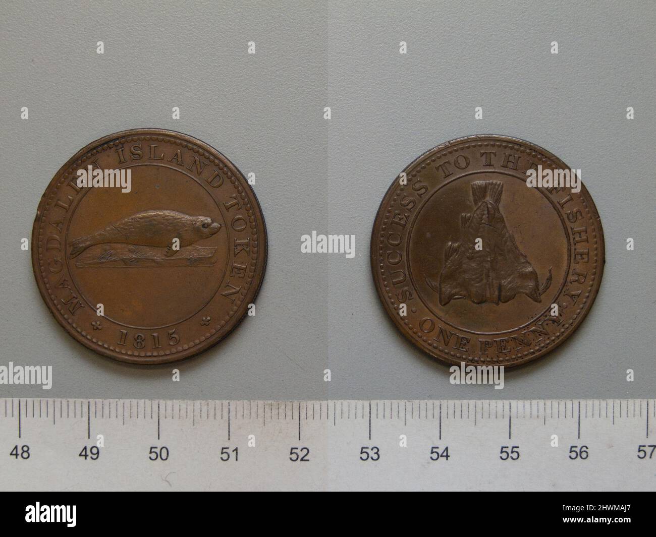 Token of the Magdalen Island, 1815. Mint: Birmingham Mint ...