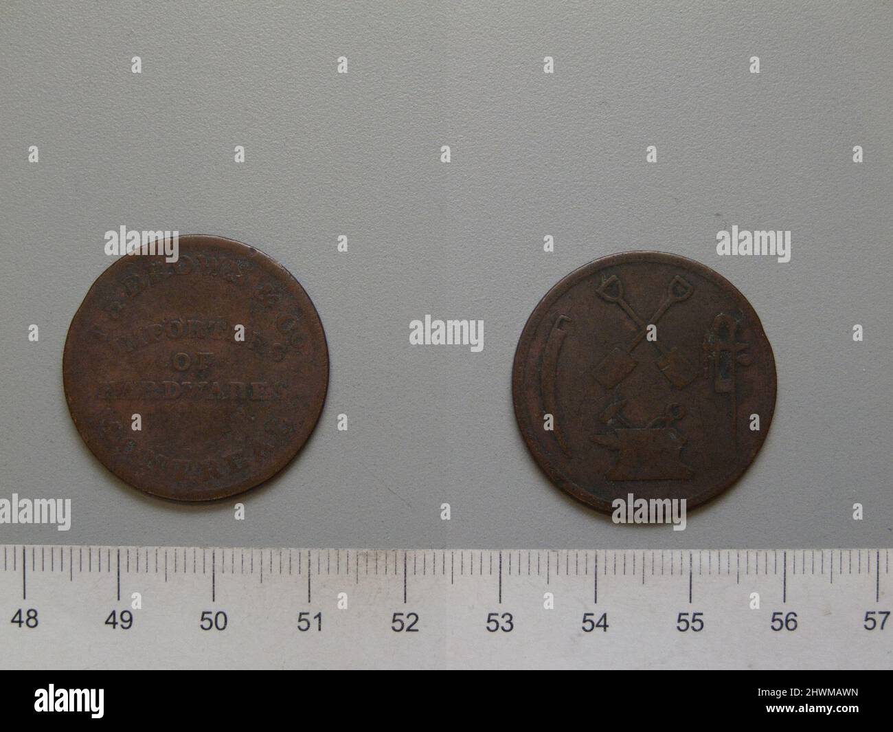 Token of Brown And Company Token from Montreal. Retailer: Thomas S ...