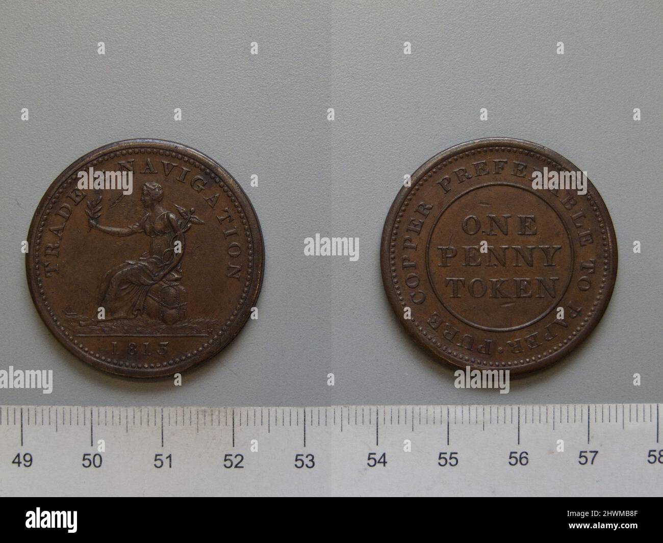 “Trade and Navigation” Token from Nova Scotia. Mint: Birmingham Mint ...