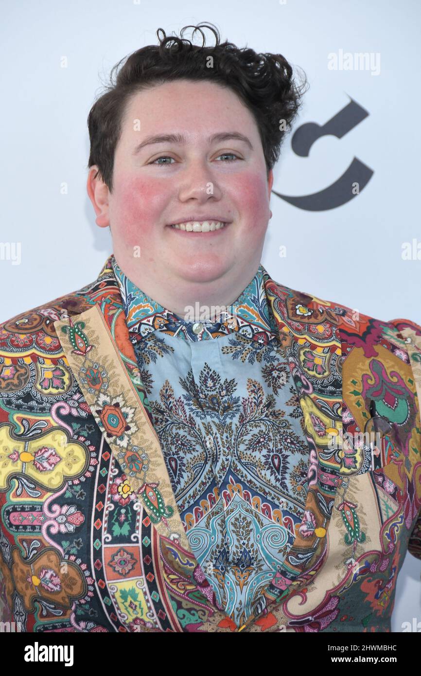 Katie Schiller arrives at the 2022 Film Independent Spirit Awards held ...