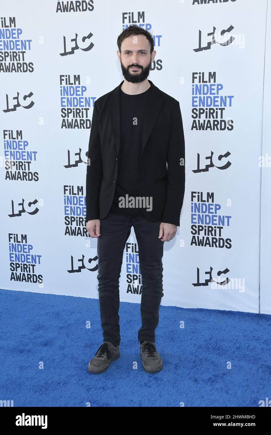 Alex Camilleri arrives at the 2022 Film Independent Spirit Awards held ...