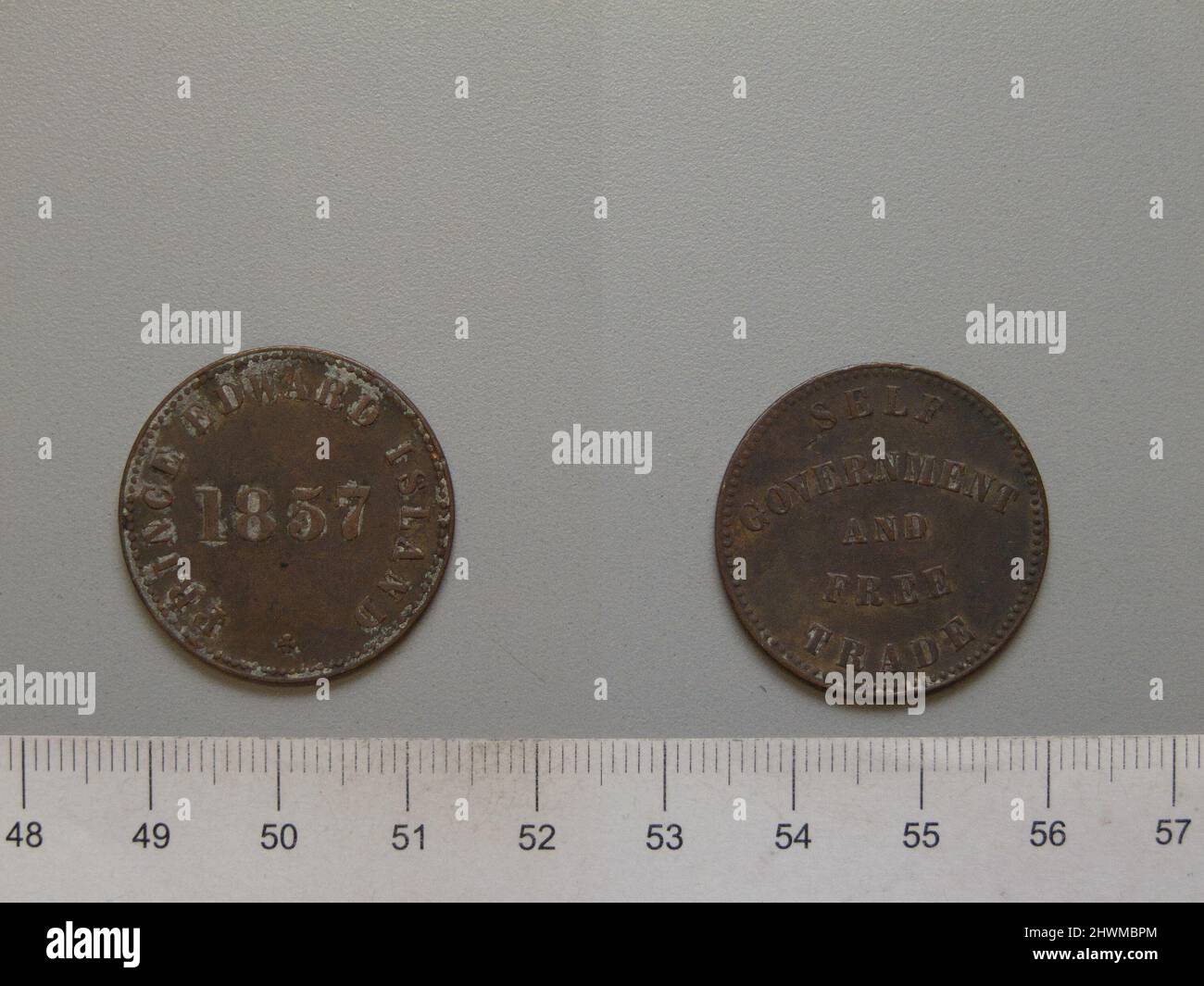 Token of Self Government and Free Trade from Prince Edward Island. Mint ...