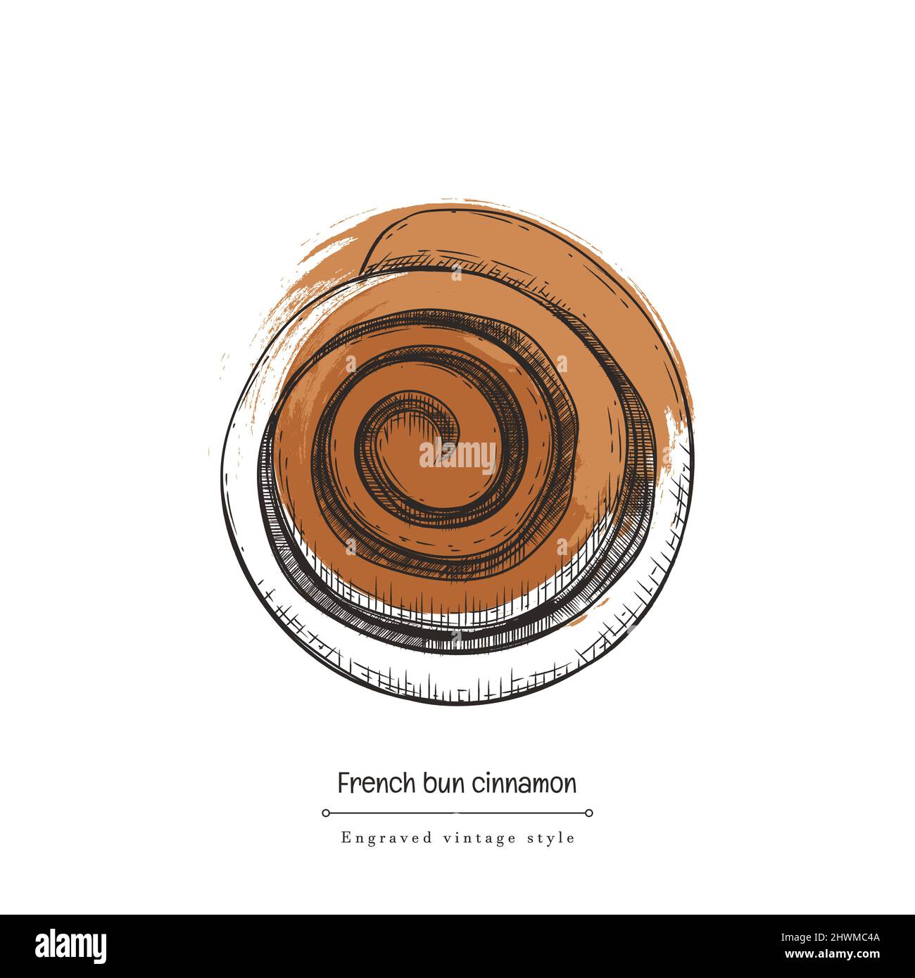 Cinnabon Stock Vector Images - Alamy