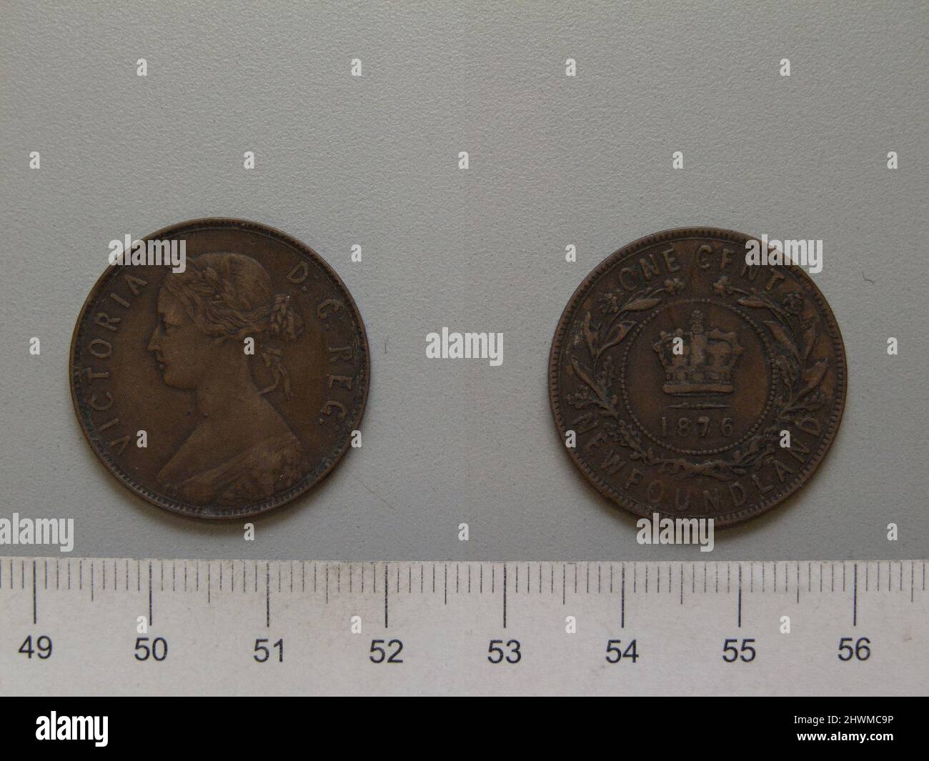 1 Cent from Heaton with Victoria, Queen of Great Britain. Subject ...