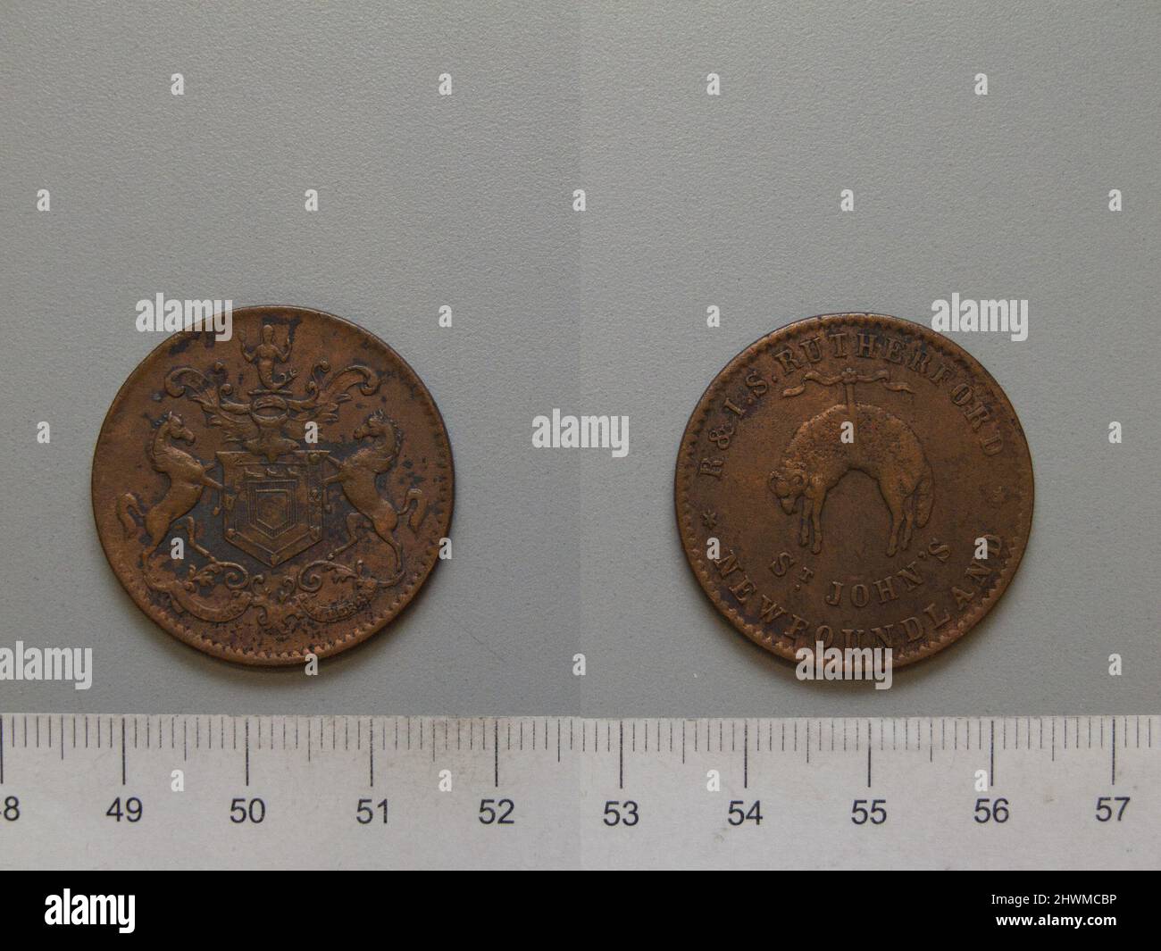 The “RuTherford Token Undated” from Newfoundland. Mint: Birmingham Mint ...