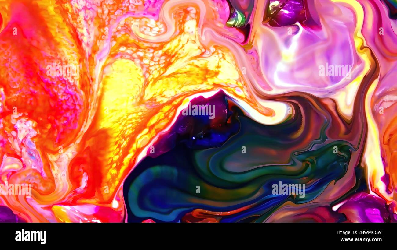 Colorful Abstract Acrylic Background Stock Photo - Alamy