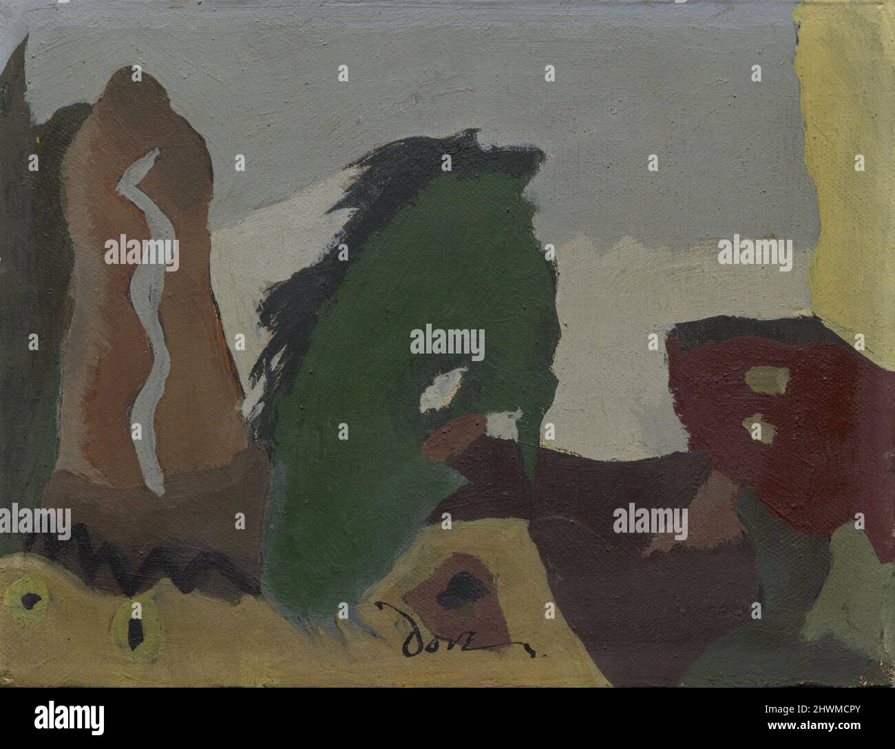 Foot of Lake. Artist: Arthur Garfield Dove, American, 1880–1946 Stock ...