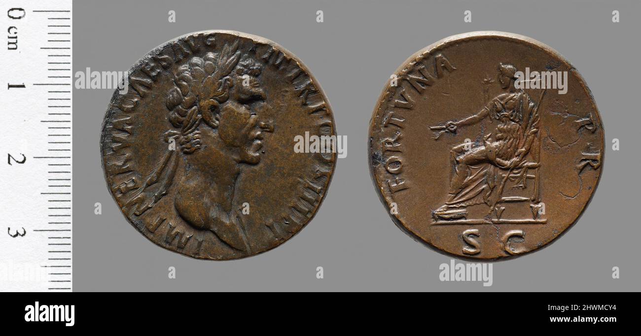 Sestertius of Nerva, Emperor of Rome from Rome. Ruler: Nerva, Emperor ...