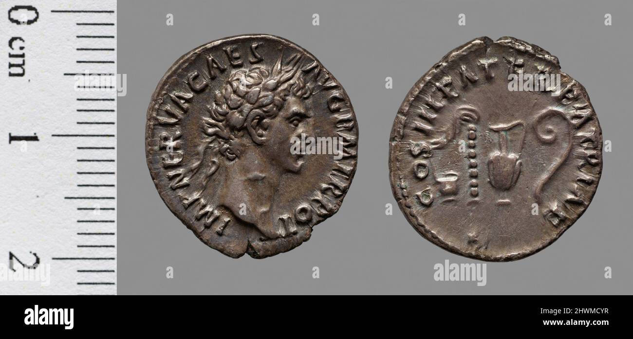 Denarius of Nerva, Emperor of Rome from Rome. Ruler: Nerva, Emperor of ...