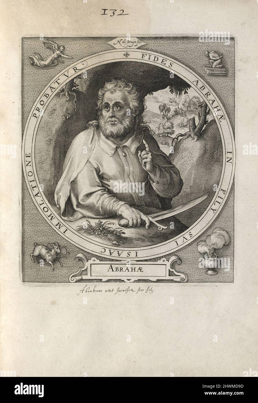 Abraham. Artist: Nicolaas de Bruyn Stock Photo - Alamy