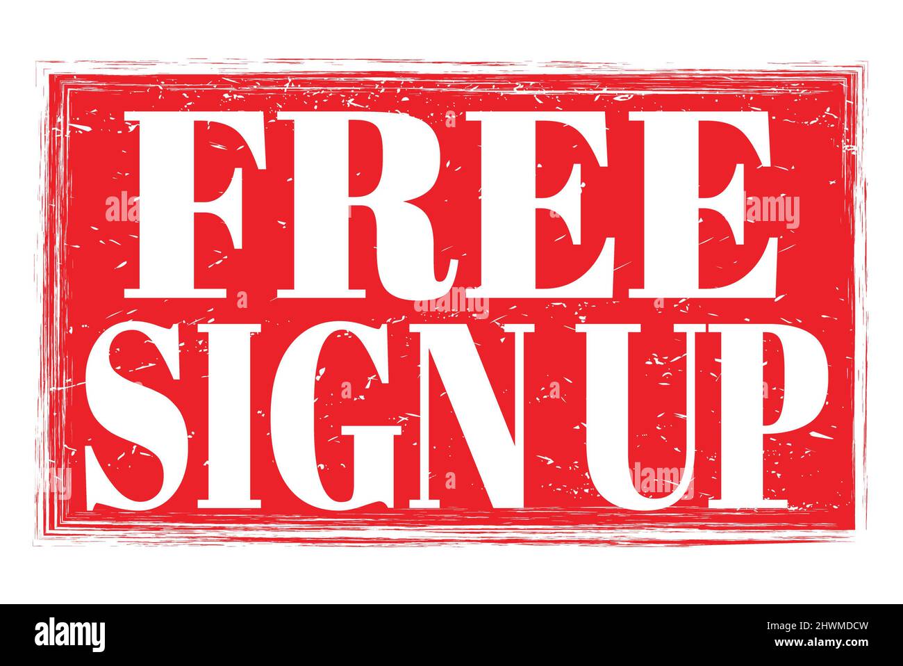 Free sign up written Cut Out Stock Images & Pictures - Alamy