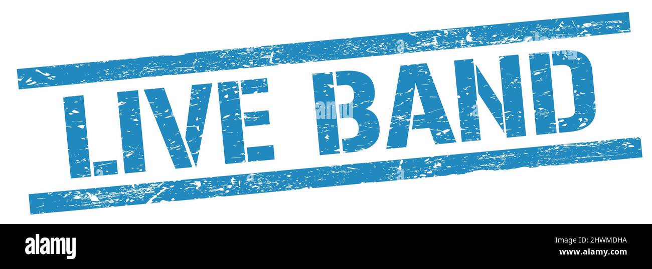 Live band text hi-res stock photography and images - Alamy