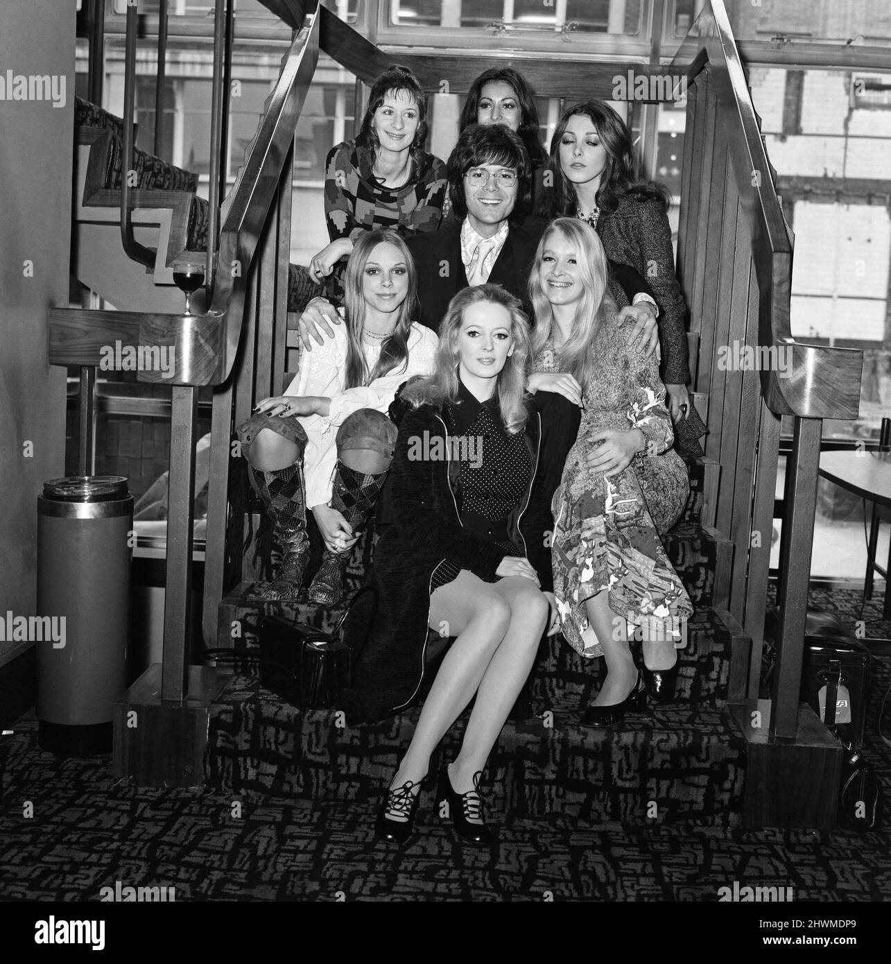 Cliff Richard with the dancers Pan’s People. Cliff Richard was voted Mr ...