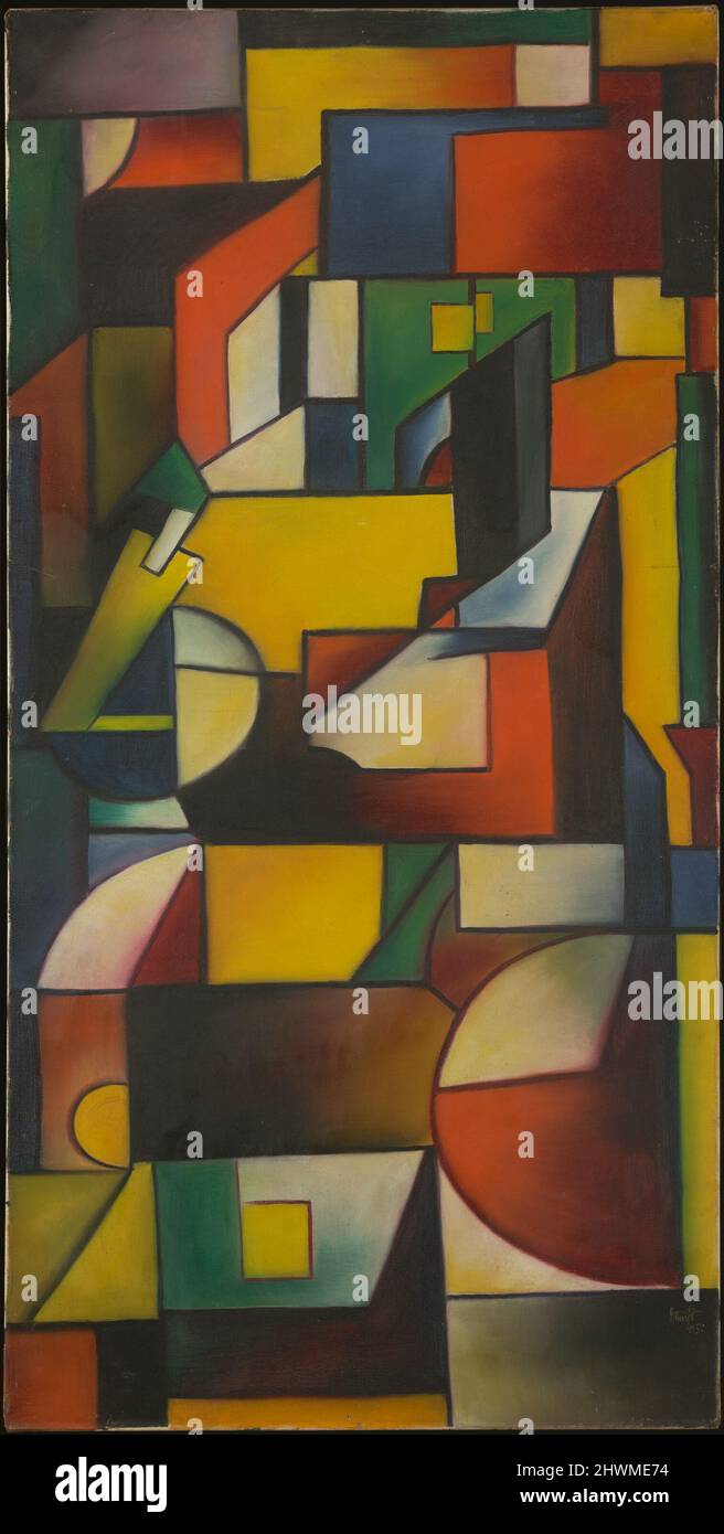 Homage to Herwarth Walden (formerly Compostion I). Artist: Georg Muche ...