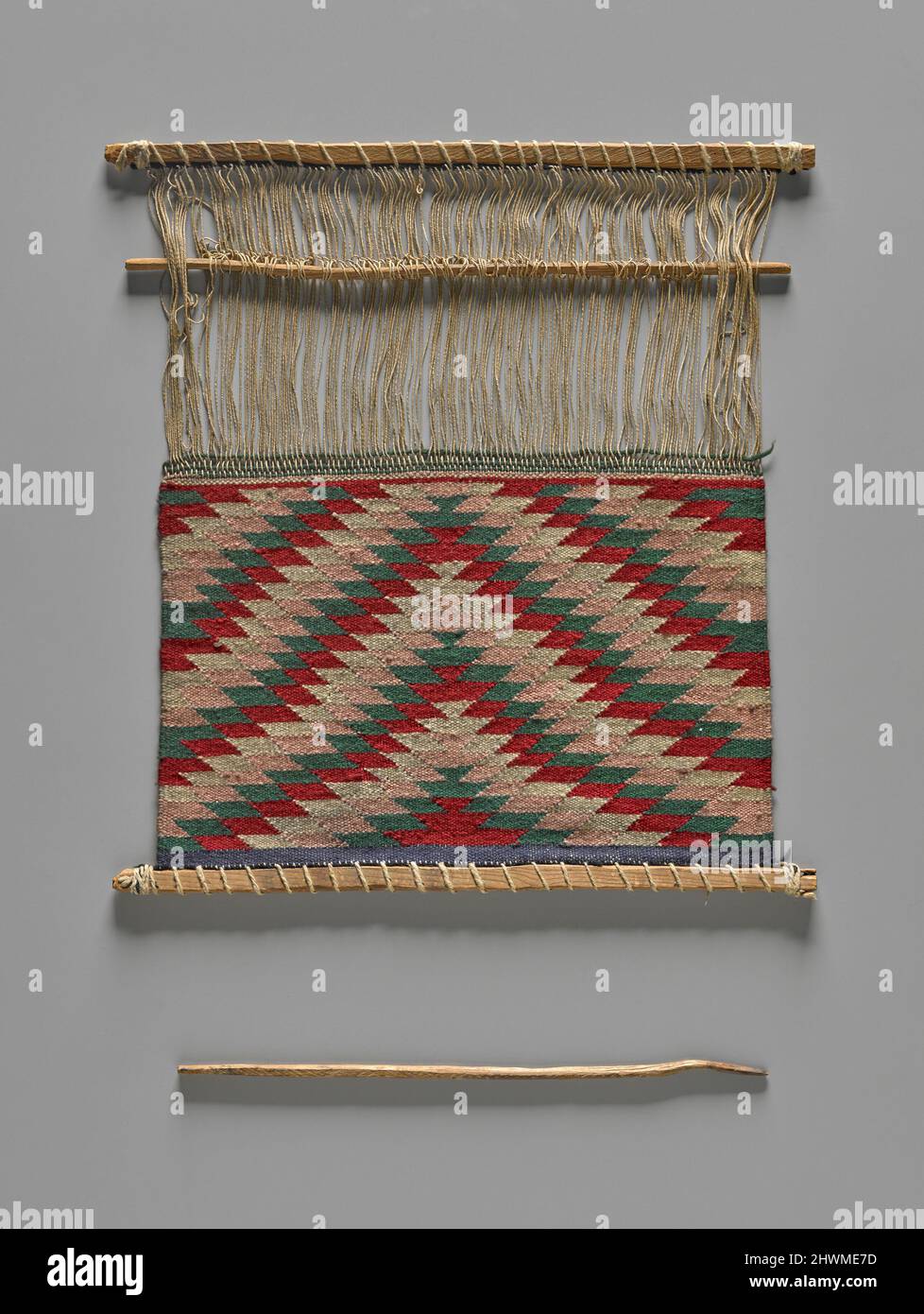 Hand loom. Maker: Unknown Stock Photo - Alamy