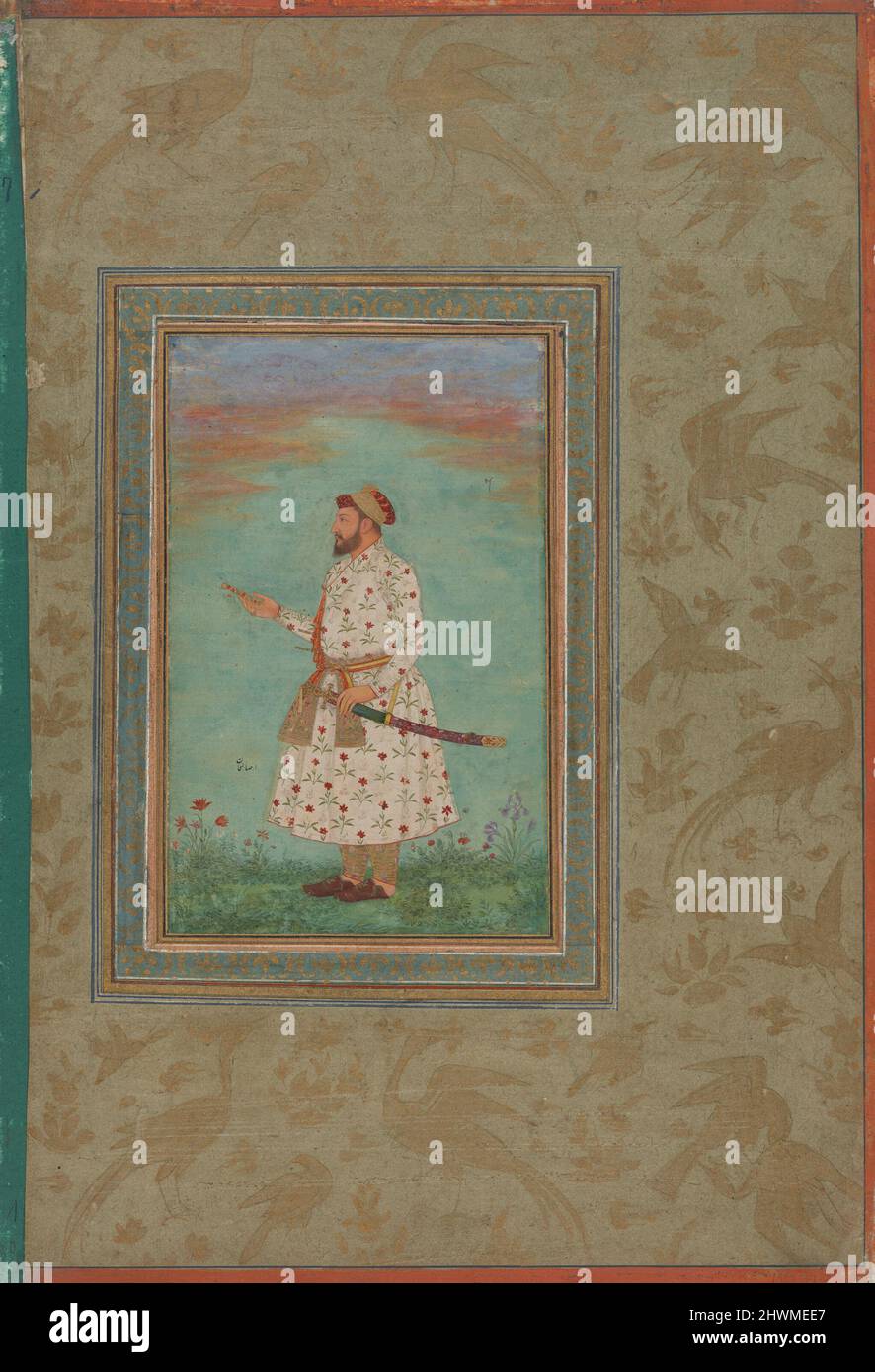 Portrait of Asalat Khan (d. 1648 Stock Photo - Alamy