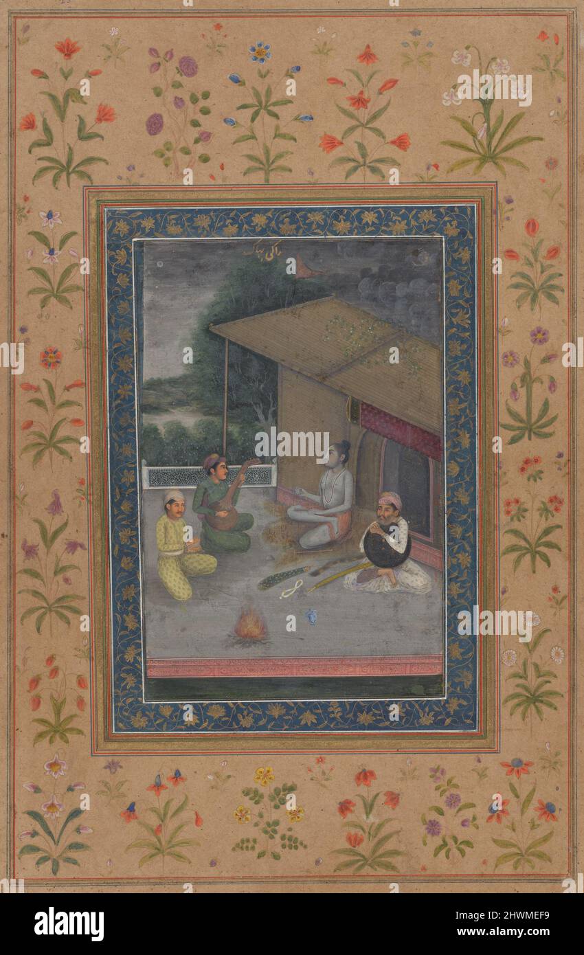 Ragini Bihag, from a Garland of Musical Modes (Ragamala) manuscript ...