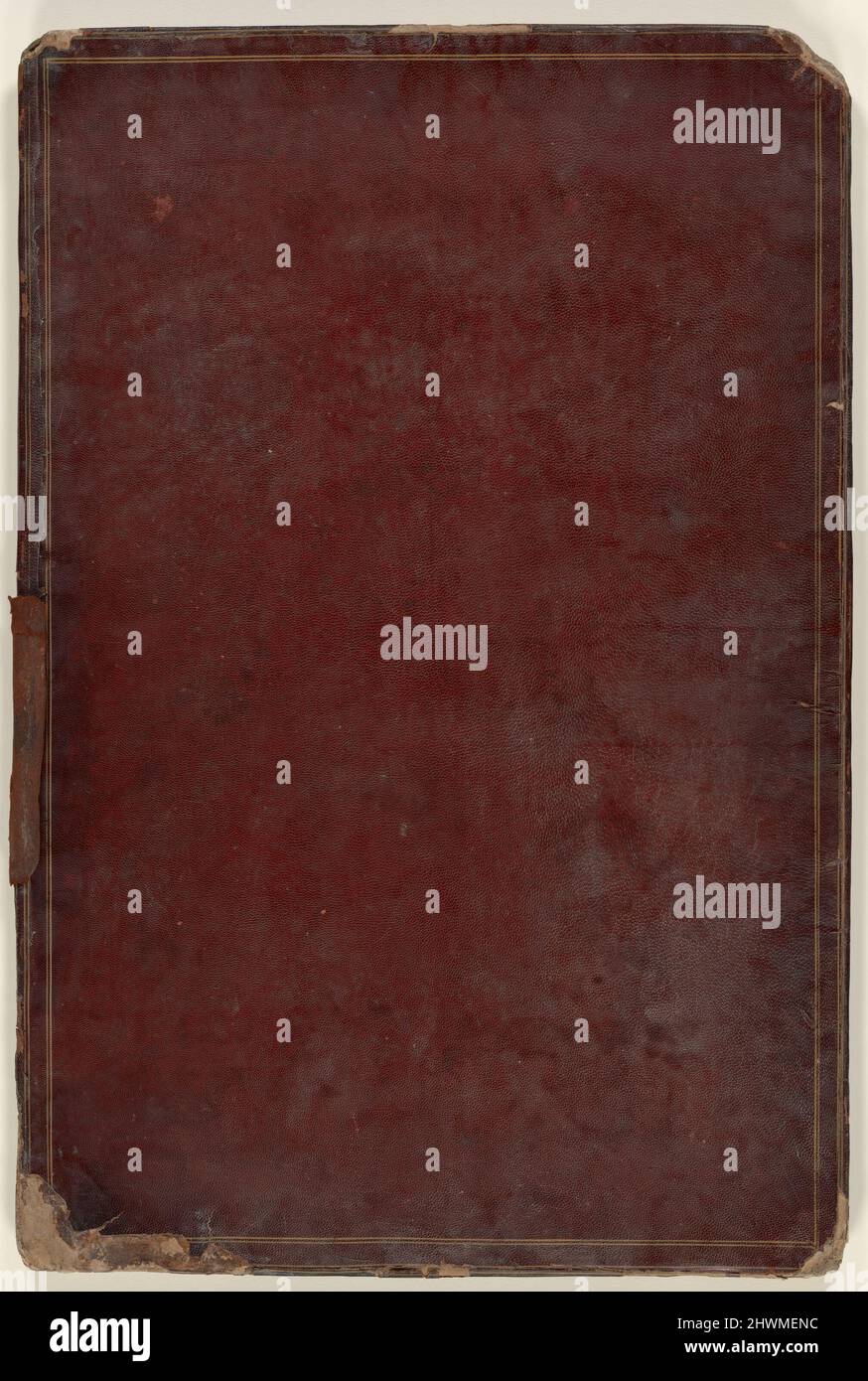 Front Cover of a Garland of Musical Modes (Ragamala) manuscript Stock ...