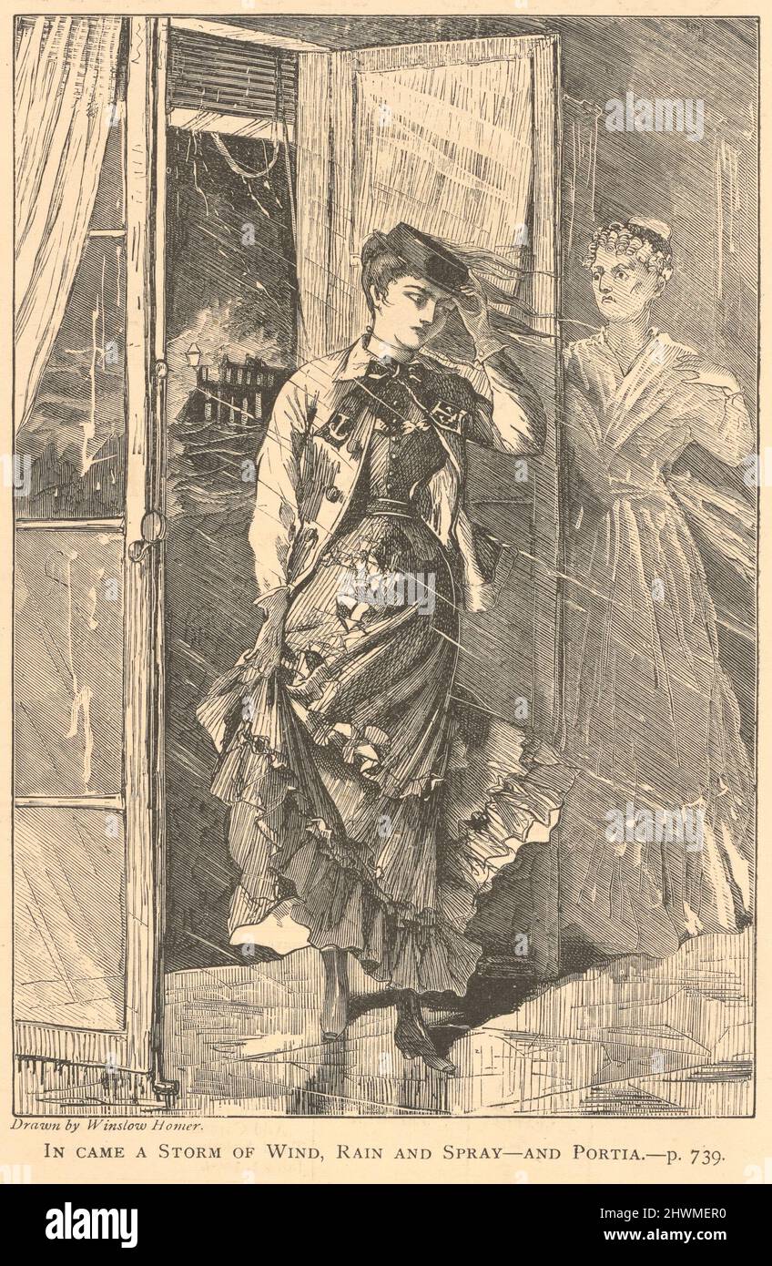 In came a Storm of Wind, Rain and Spray - and Portia., from The Galaxy ...