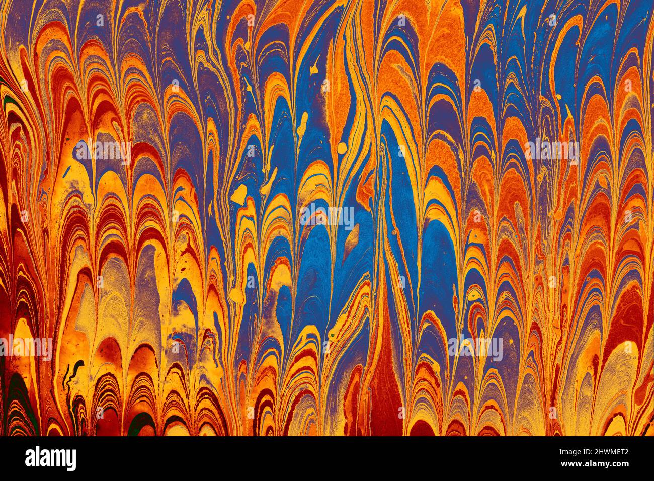 Ebru marble effect surface pattern design for print Stock Photo - Alamy