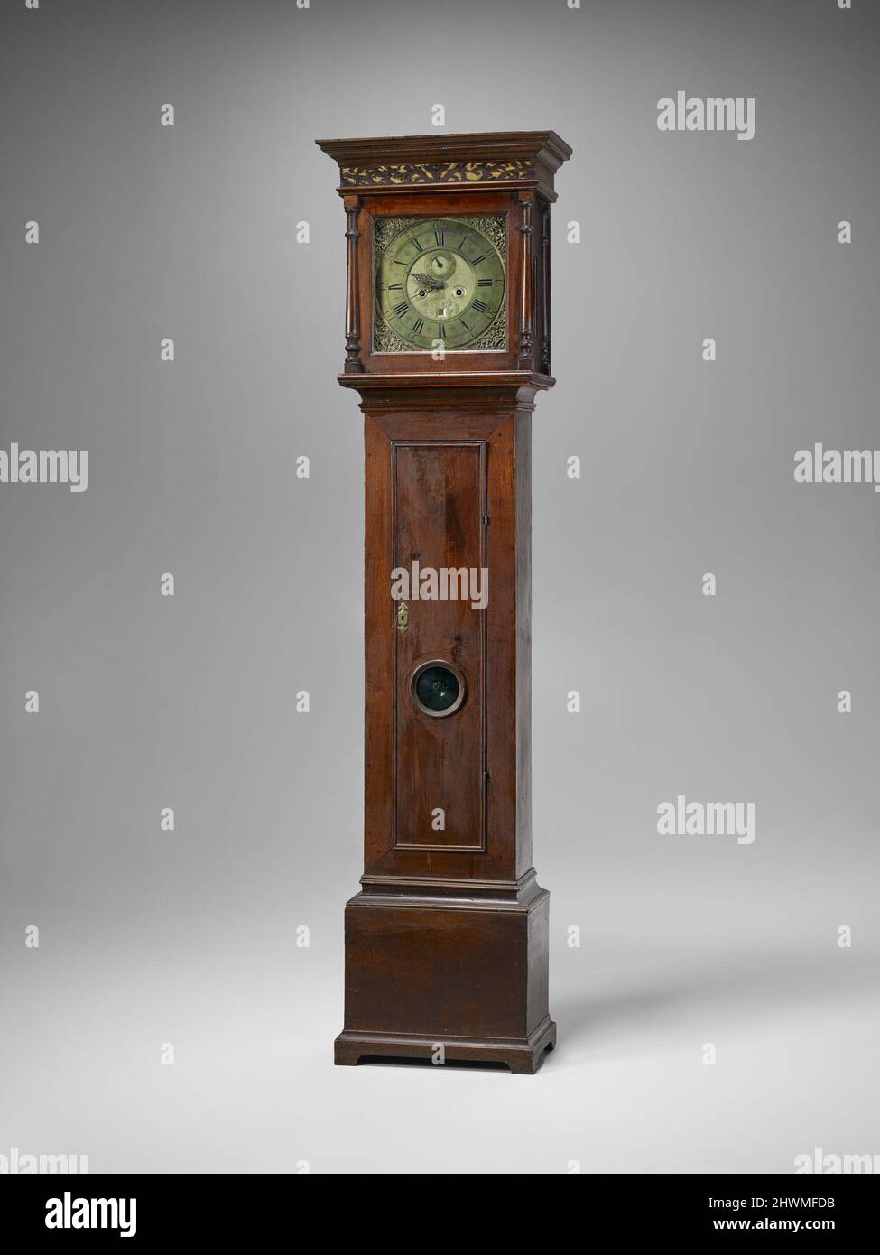 Tall Case Clock. Clockmaker: Samuel Bispham, American, active ca. 1695 ...
