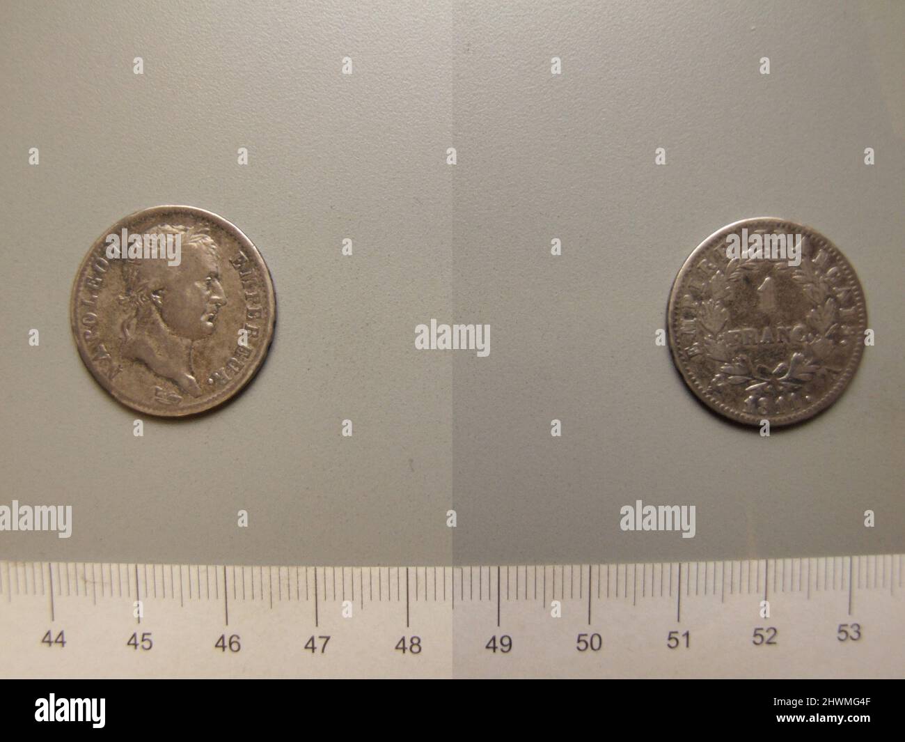 1 Franc of Napoleon Bonaparte from Paris. Ruler: Napoleon Bonaparte ...