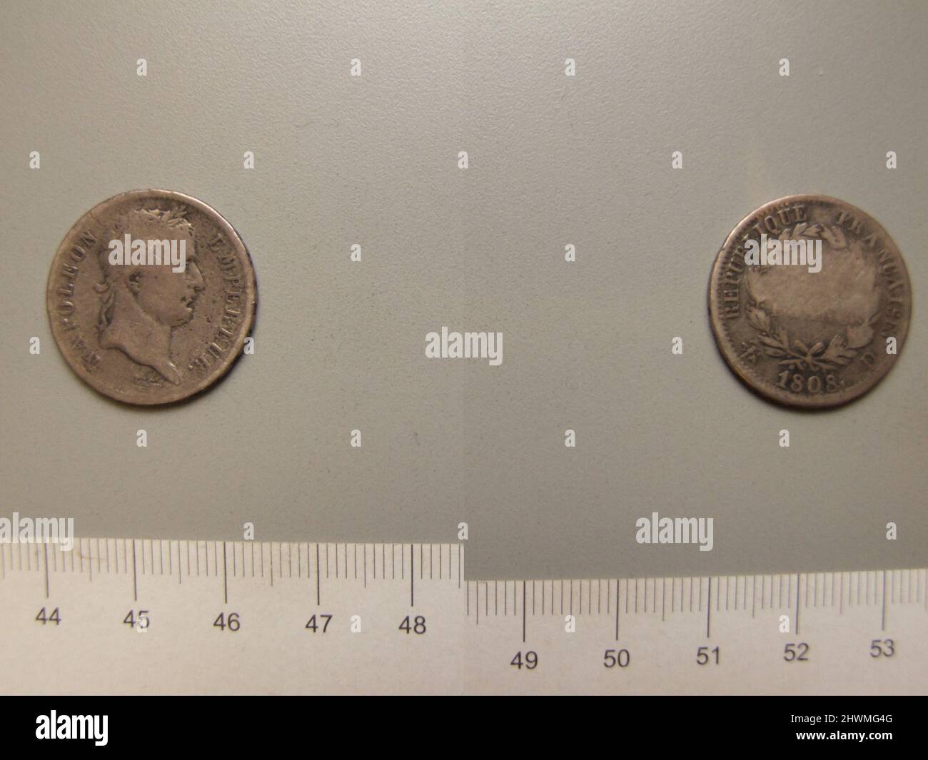 1 Franc of Napoleon Bonaparte from Lyon. Ruler: Napoleon Bonaparte ...