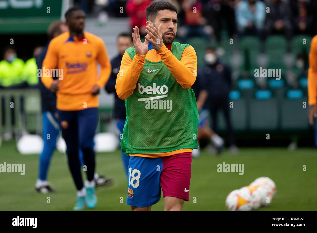Fc barcelonas defender jordi alba hi-res stock photography and images ...