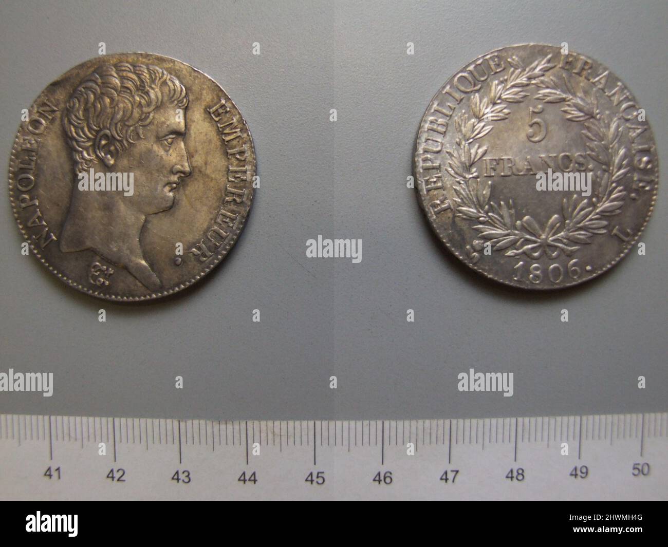 1 Franc of Napoleon Bonaparte from Bayonne. Ruler: Napoleon Bonaparte ...