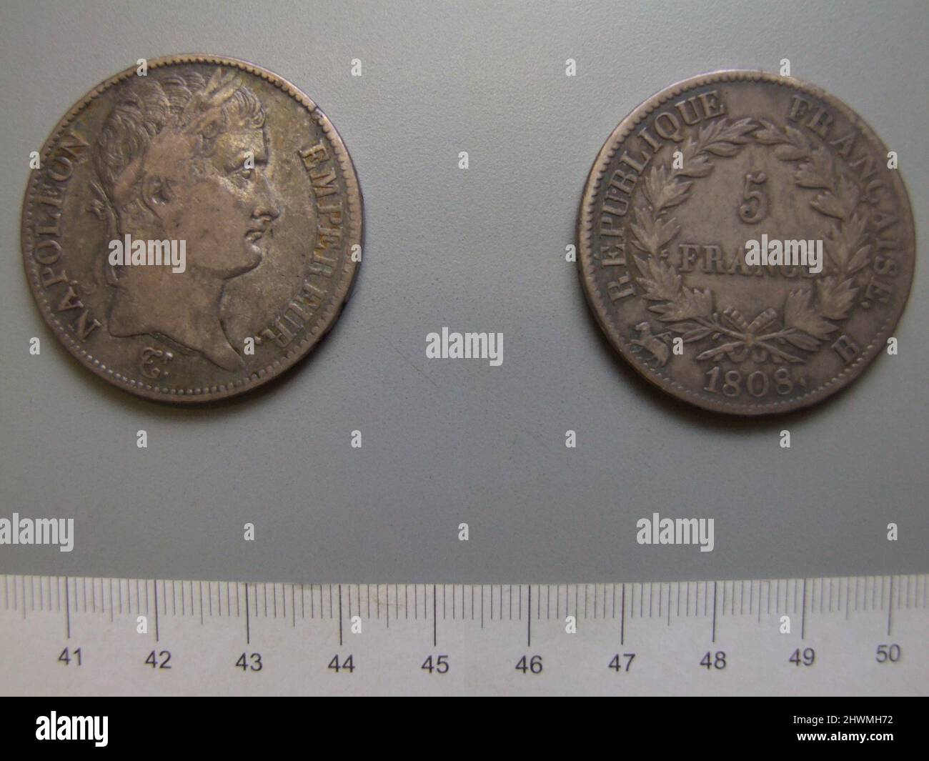 1 Franc of Napoleon Bonaparte from Rouen. Ruler: Napoleon Bonaparte ...