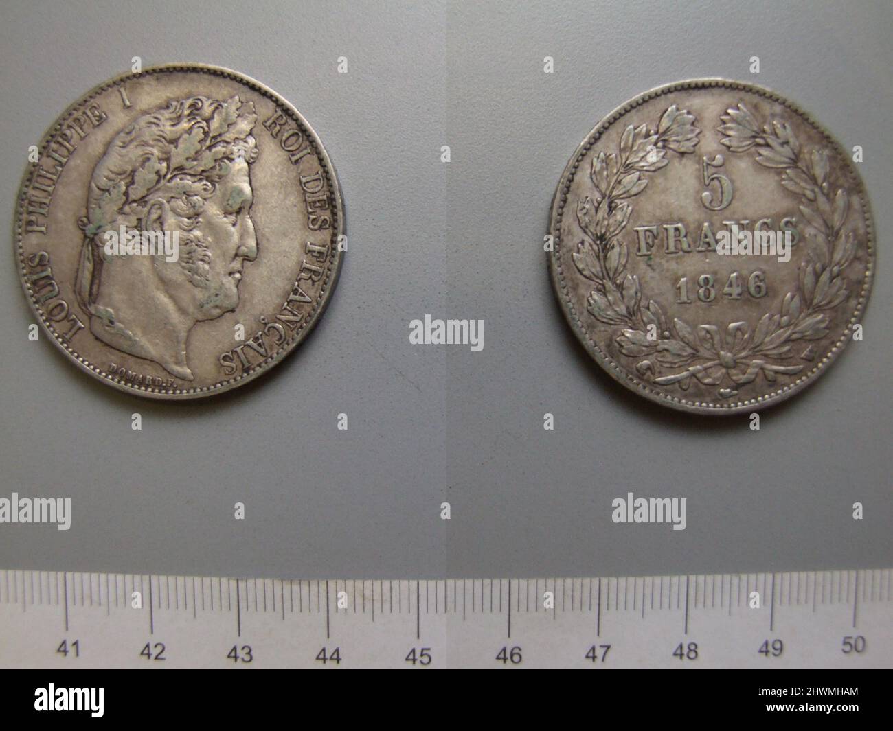 5 Francs from Lille. Mint: Lille Artist: Louis Philippe I, King of the ...