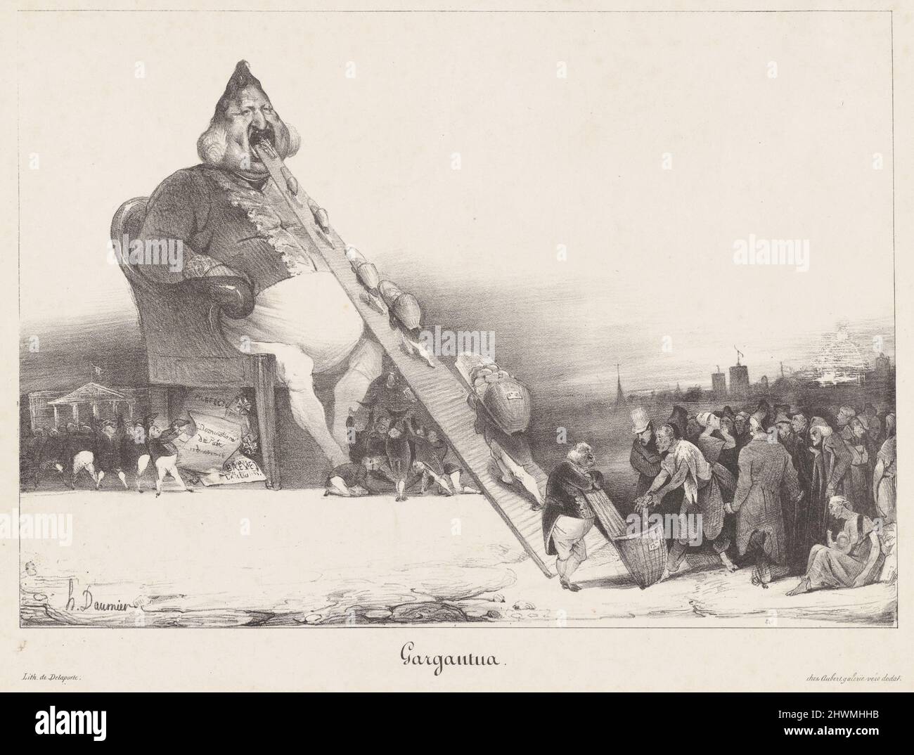 Honore Daumier Louis Philippe As Gargantua