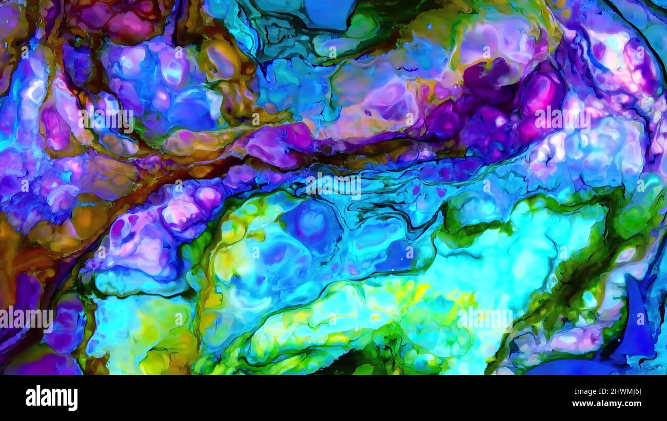 Colorful Abstract Acrylic Background Stock Photo - Alamy