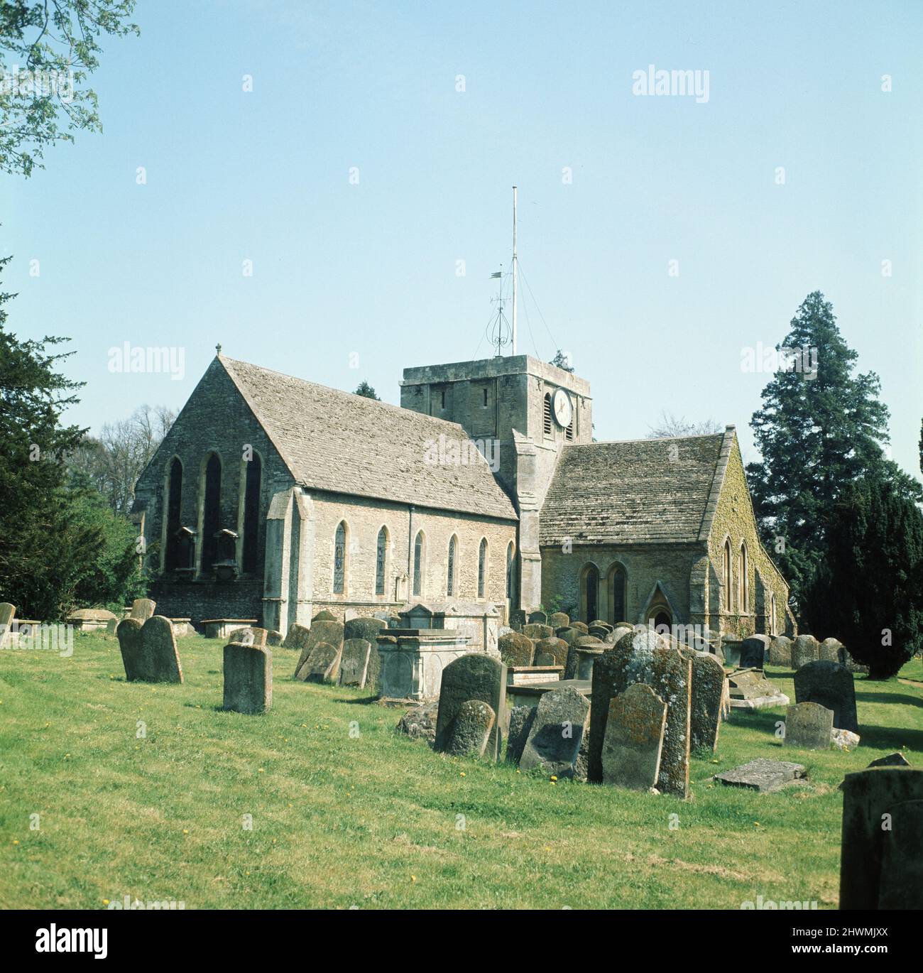 All Saints Church in Faringdon, Berkshire. 1973 Stock Photo - Alamy