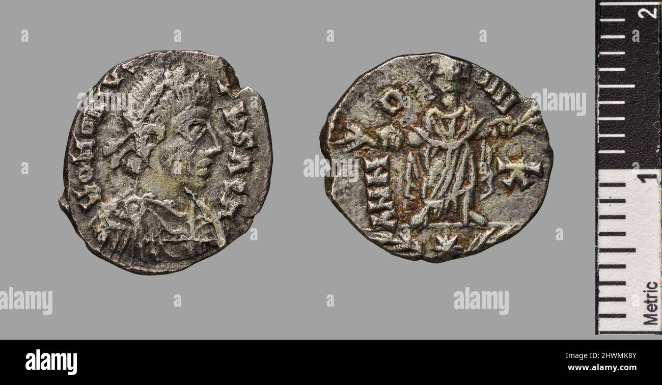 1 Siliqua of Gaiseric from Carthage. Ruler: Gaiseric, King of the ...