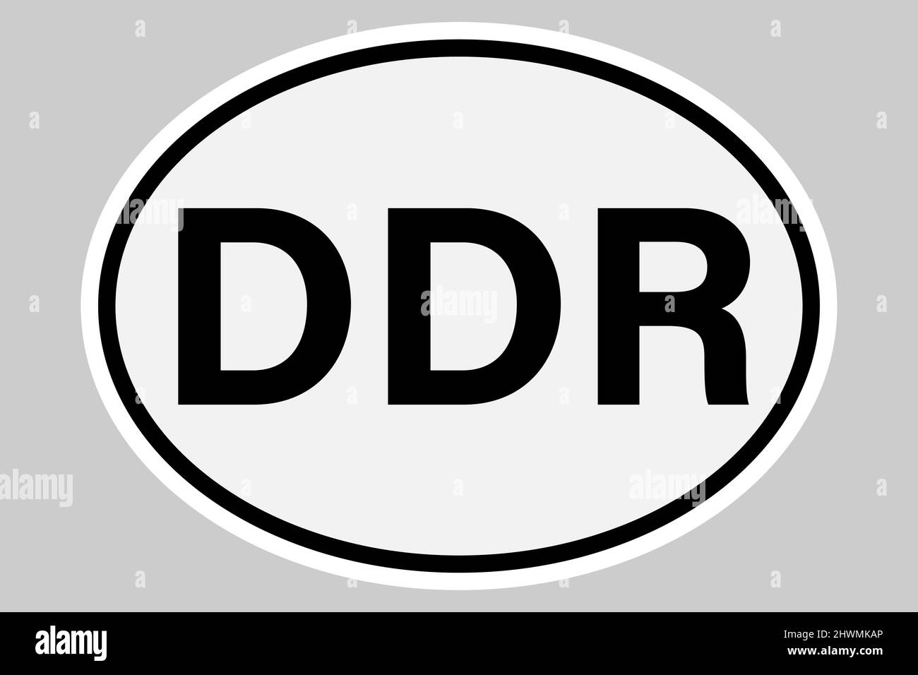 German Democratic Republic international vehicle registration code ...