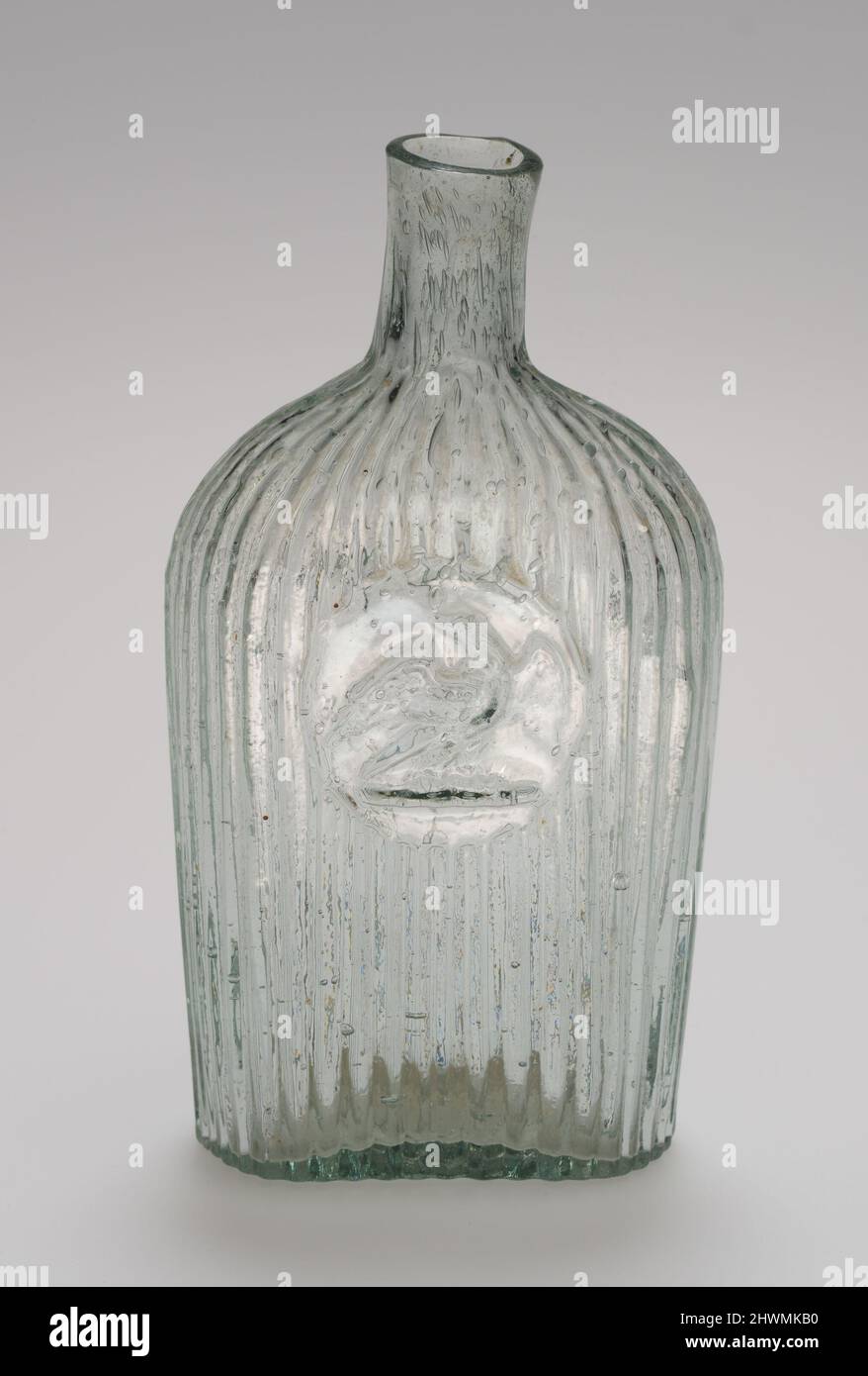 Eagle Flask. Maker, attributed to: Louisville Glass Works, American ...