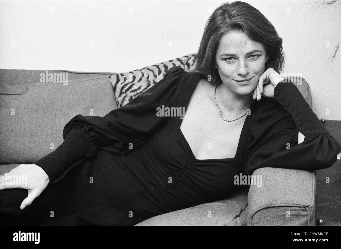 Actress Charlotte Rampling pictured at her London home. 4th January ...