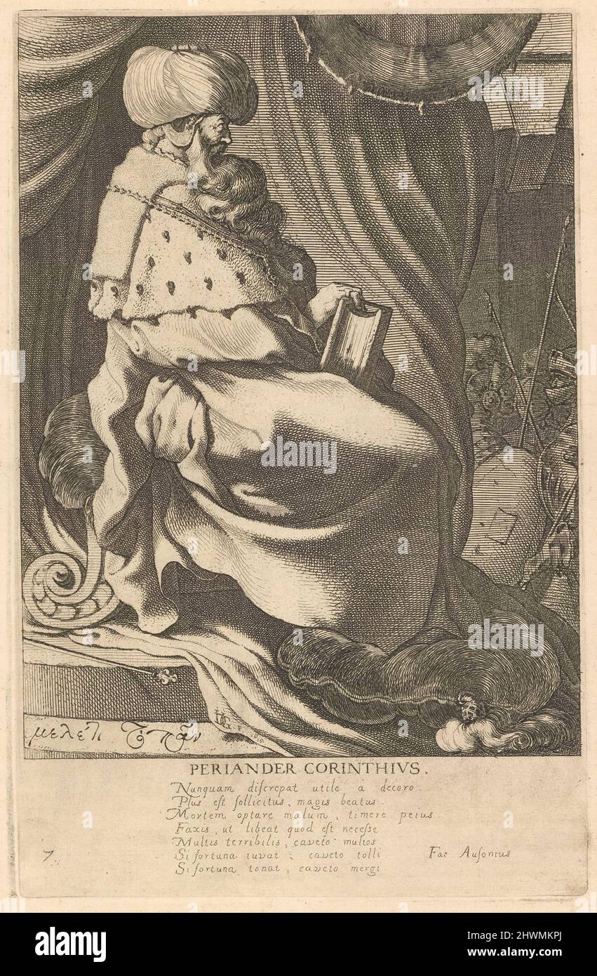 Periander Corinthius, #7 from the series The Seven Wise Men of Greece ...